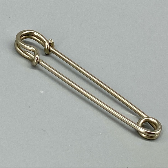 Vintage | Accessories | Vintage Kilt Pin Large Steel Safety Pin ...
